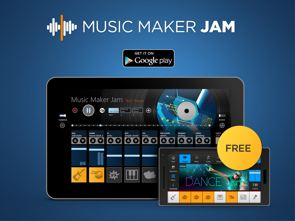 إنشاء الموسيقى باستخدام Music Maker JAM - N6